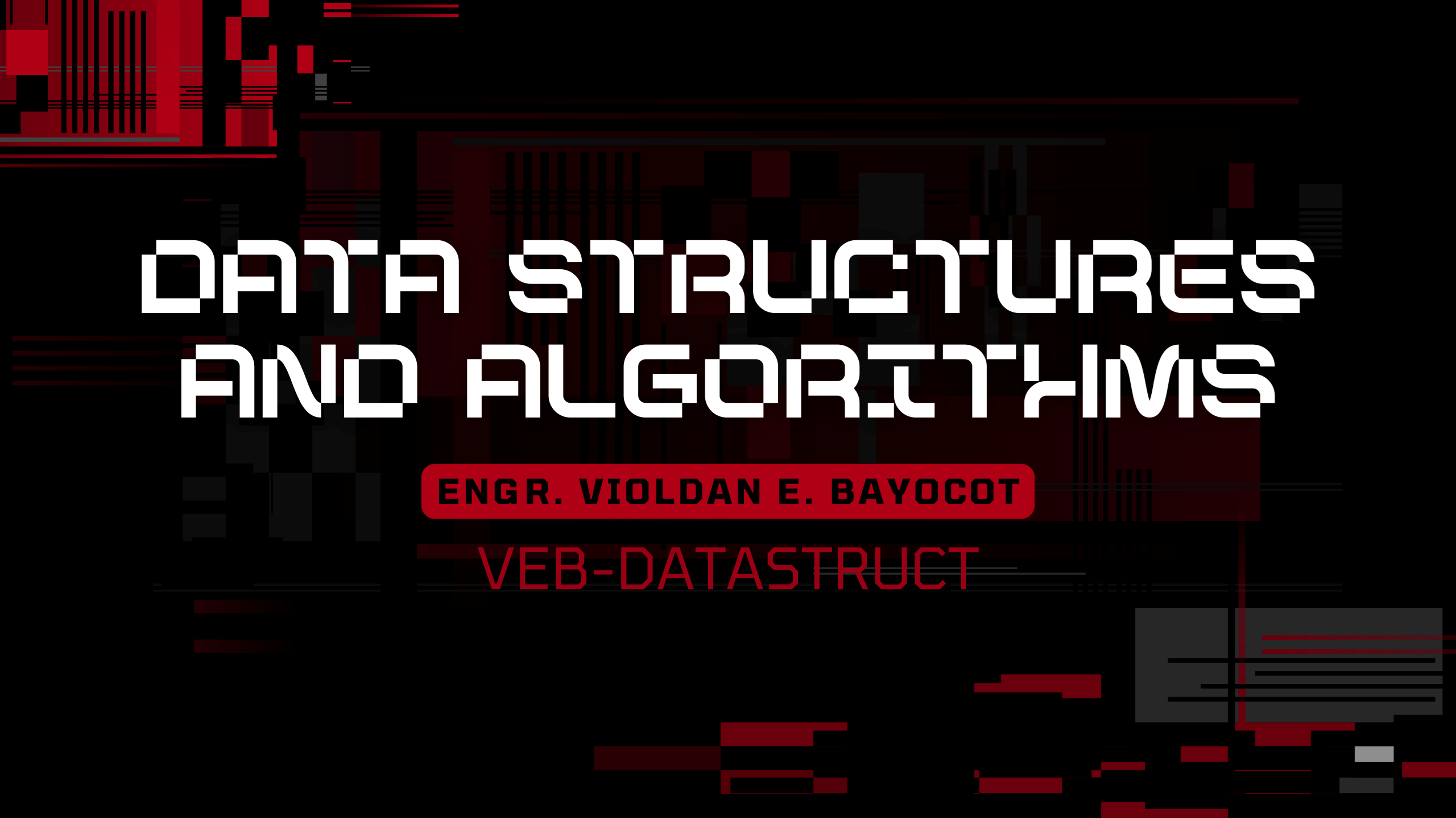 Summary of [DATASTRUCT] - Data Structures and Algorithm (VEB)